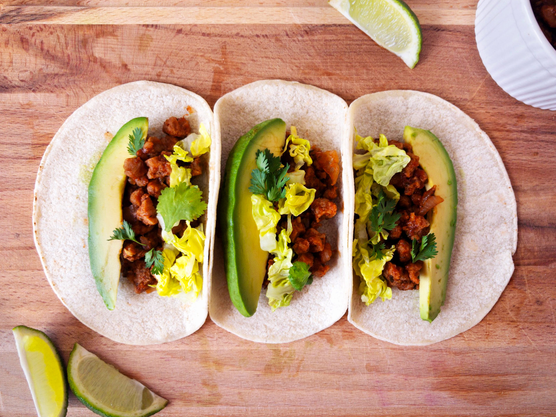 Simple Vegan TVP Tacos – Daughter of Seitan