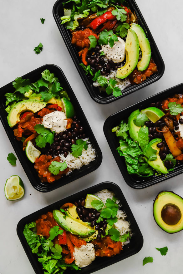 Vegan Burrito Bowls Meal Prep – Daughter of Seitan