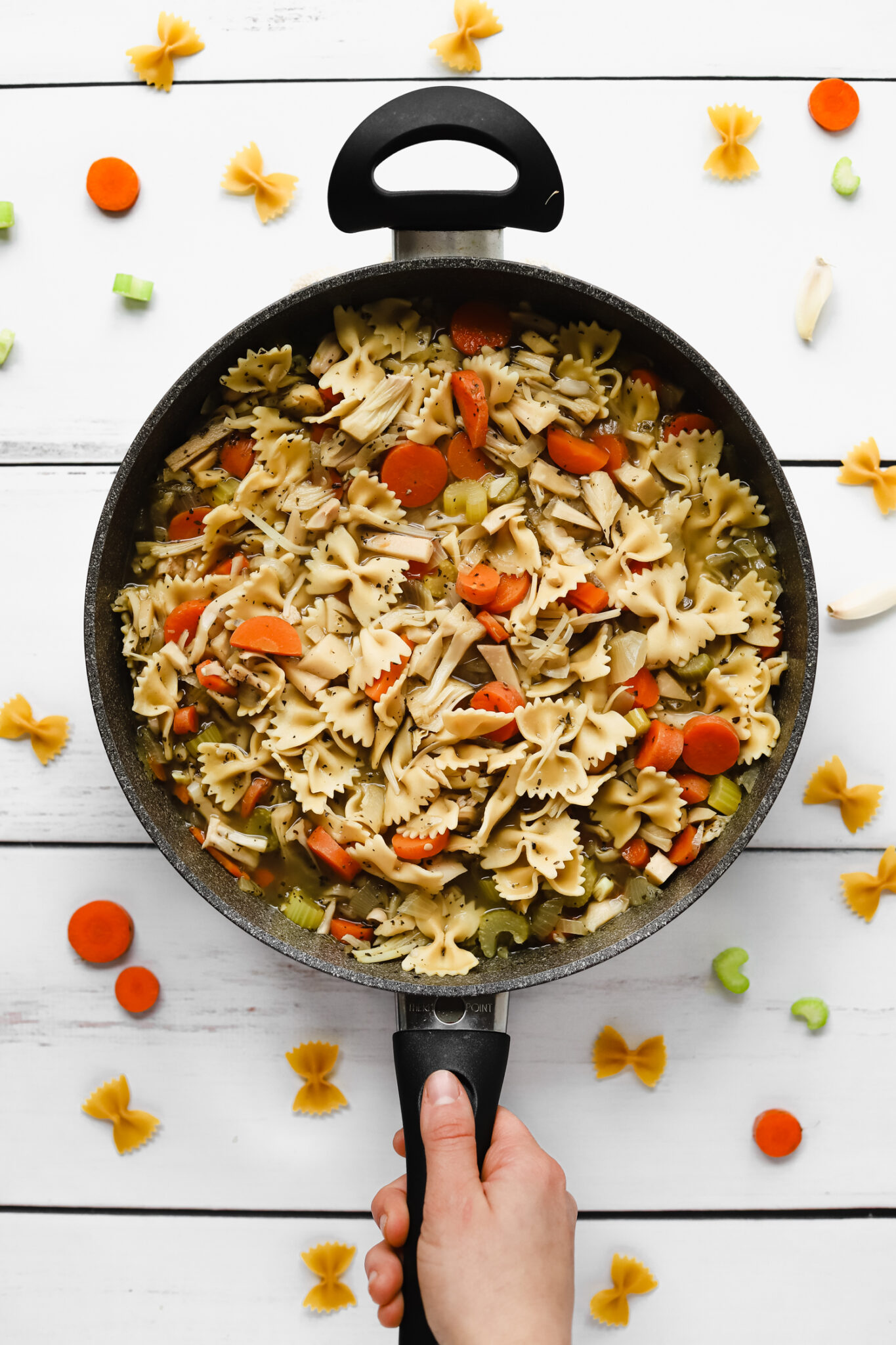 Jackfruit "Chicken" Noodle Soup (Vegan Recipe) – Daughter of Seitan