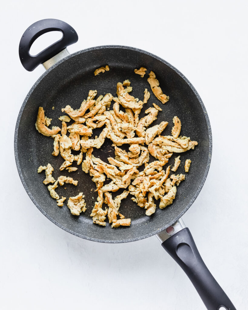 Vegan Soy Curl "Chicken" Fettuccine Alfredo – Daughter of Seitan